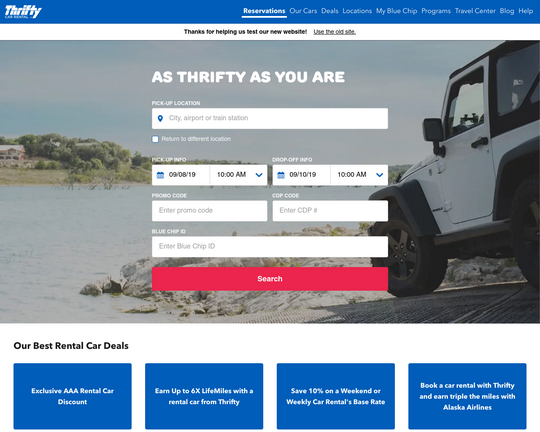 Thrifty - TopRentalCarReviews