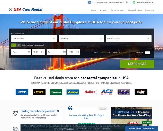 USA Car Rental - TopRentalCarReviews